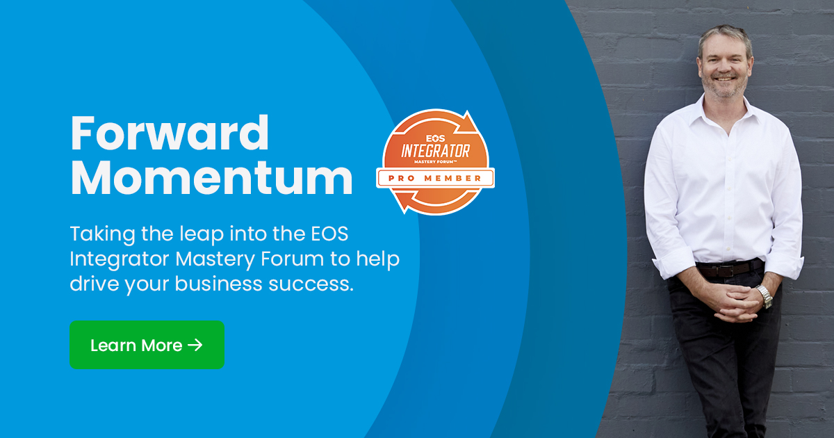 Dave Hamilton becomes EOS Integrator Mastery Forum Member